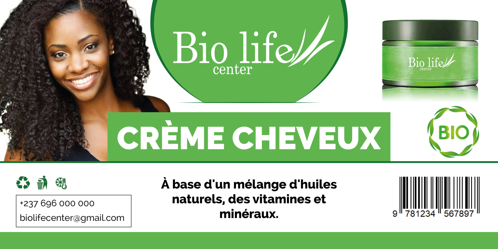 Etiquette de Produit BioLife Center - Big Graphics